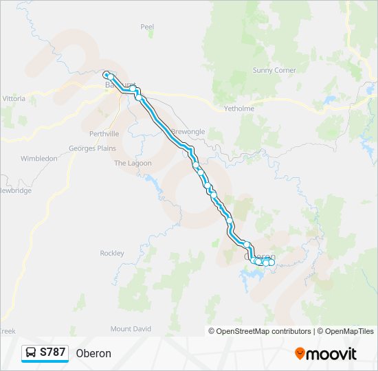 S787 Route: Schedules, Stops & Maps - Bathurst Schools (Updated)