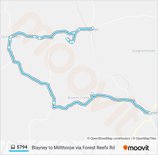 s794 Route: Schedules, Stops & Maps - Blayney (Updated)