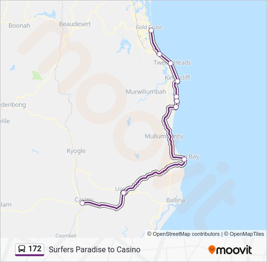 Línea 172: horarios, paradas y mapas - Casino (Actualizado)