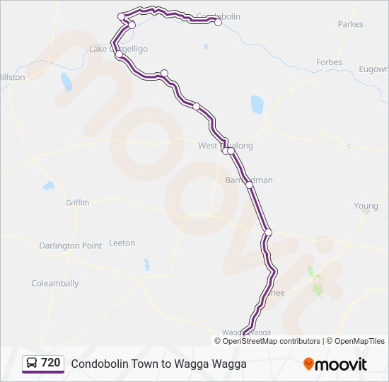 720 Route: Schedules, Stops & Maps - Wagga Wagga (Updated)