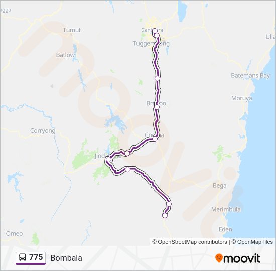 Línea 775: horarios, paradas y mapas - Bombala (Actualizado)