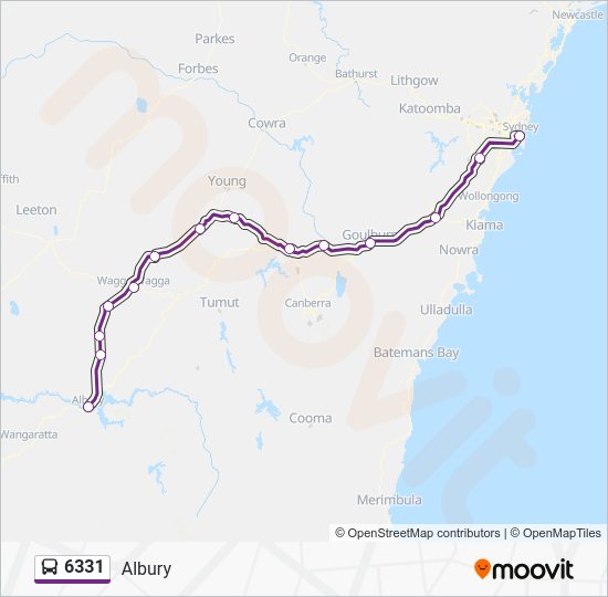 6331 Route: Schedules, Stops & Maps - Albury (Updated)