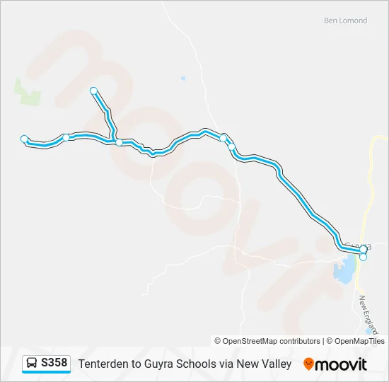 S358 Route: Schedules, Stops & Maps - Guyra Schools (Updated)