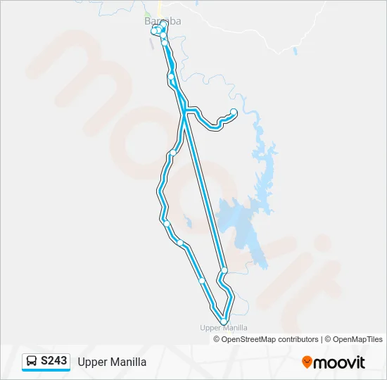 S243 Route: Schedules, Stops & Maps - Upper Manilla (Updated)