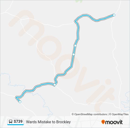 Línea s739: horarios, paradas y mapas - Brockley (Actualizado)