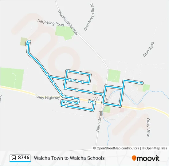 Línea S746: horarios, paradas y mapas - Walcha Town (Actualizado)