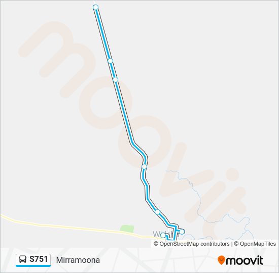S751 Route: Schedules, Stops & Maps - Mirramoona (Updated)