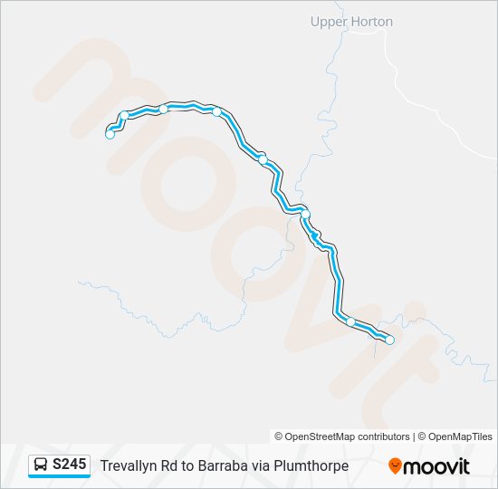Línea s245: horarios, paradas y mapas - Barraba Plumthorpe (Actualizado)