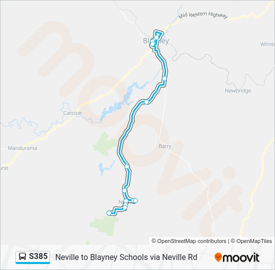 S385 Route: Schedules, Stops & Maps - Neville (Updated)