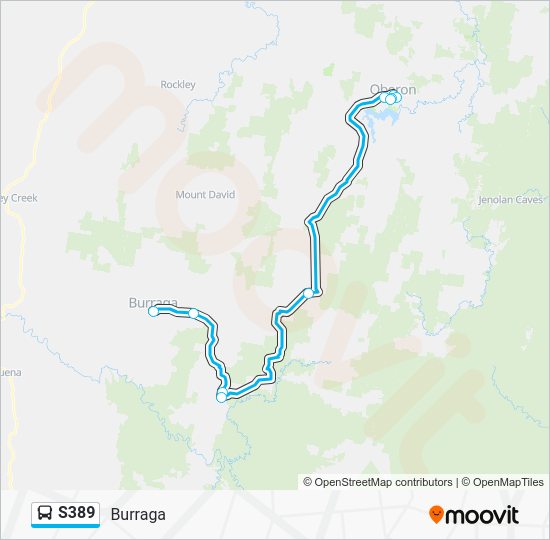 s389 Route: Schedules, Stops & Maps - Oberon Schools (Updated)