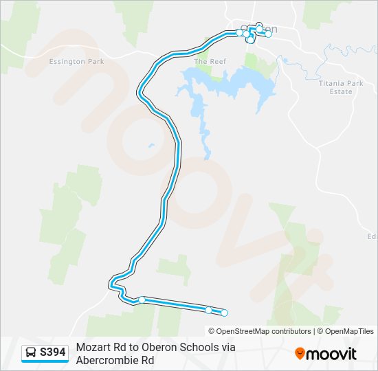 S394 Route: Schedules, Stops & Maps - Mozart Rd (Updated)