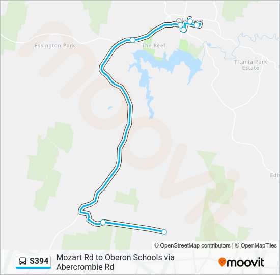 s394 Route: Schedules, Stops & Maps - Oberon Schools (Updated)