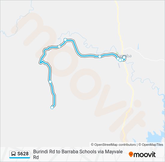 S628 Route: Schedules, Stops & Maps - Barraba Schools (Updated)