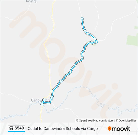 s540 Route: Schedules, Stops & Maps - Cargo & Cudal (Updated)