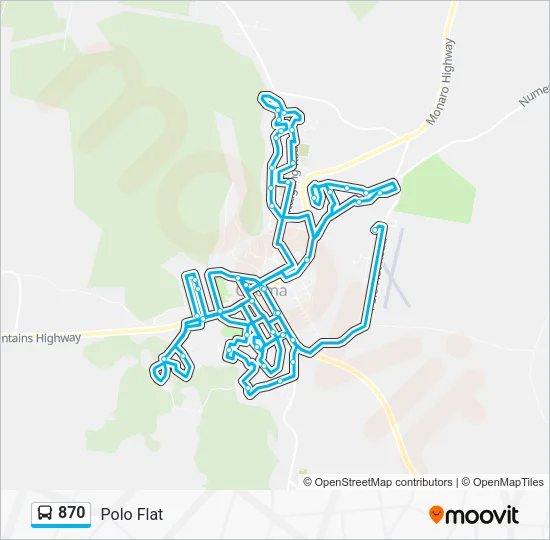 870 Route: Schedules, Stops & Maps - Polo Flat (Updated)