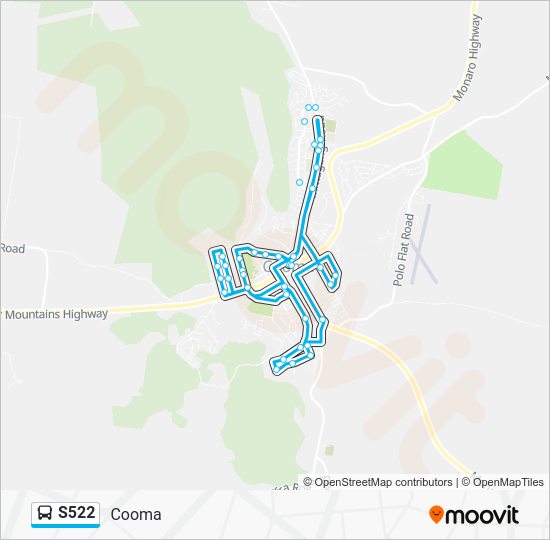 s522 Route: Schedules, Stops & Maps - Cooma (Updated)
