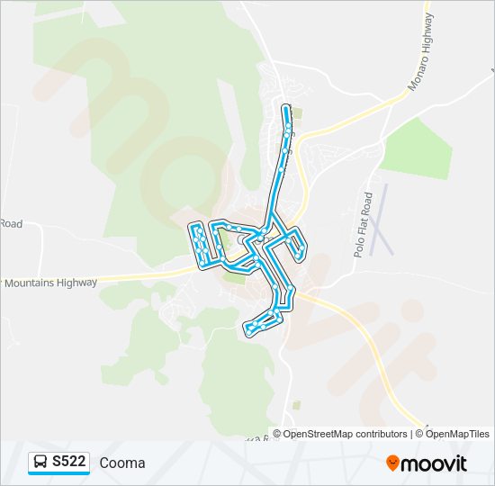 s522 Route: Schedules, Stops & Maps - Cooma (Updated)