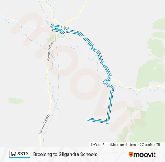 S313 Route: Schedules, Stops & Maps - Gilgandra Schools (Updated)