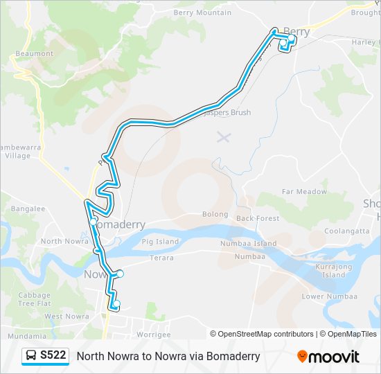 S522 Route: Schedules, Stops & Maps - Illaroo Rd (Updated)