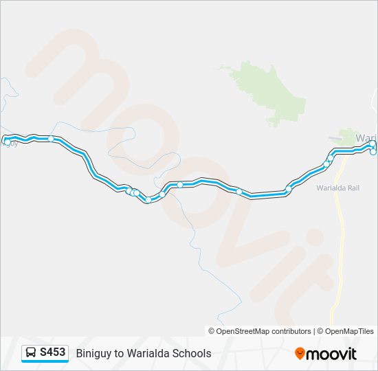 S453 Route: Schedules, Stops & Maps - Warialda Schools (Updated)