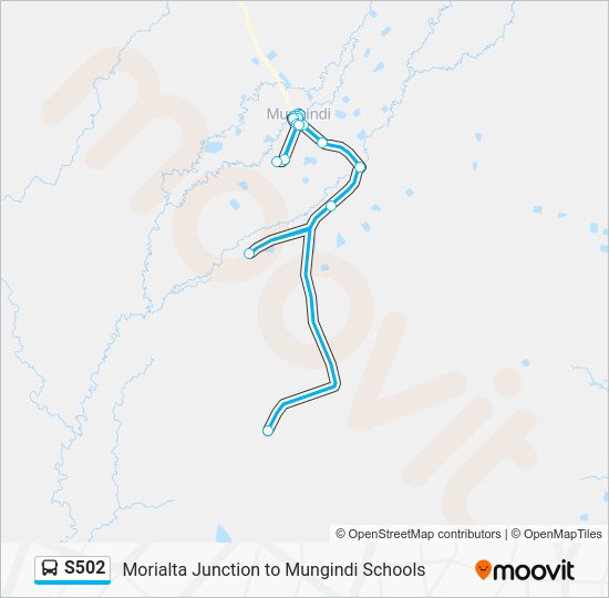 s502 Route: Schedules, Stops & Maps - Mungindi Schools (Updated)
