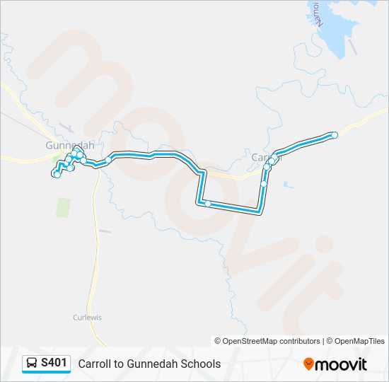 s401 Route: Schedules, Stops & Maps - Carroll (Updated)