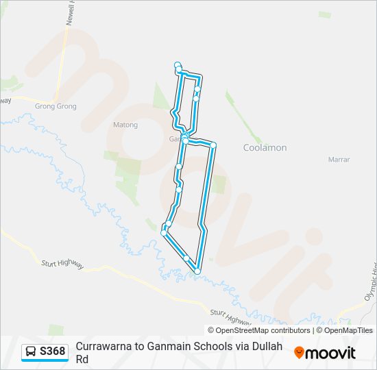 s368 Route: Schedules, Stops & Maps - Currawarna (Updated)