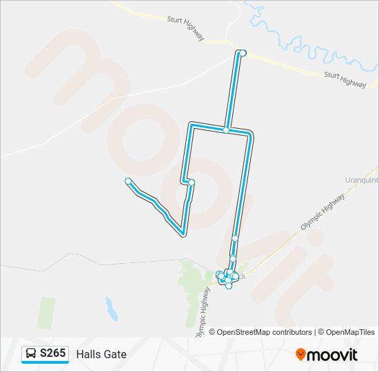 s265 Route: Schedules, Stops & Maps - The Rock (Updated)