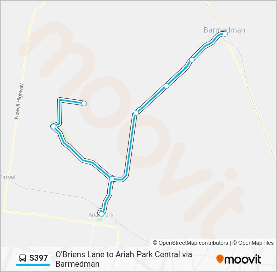 s397 Route: Schedules, Stops & Maps - Ariah Park Central (Updated)
