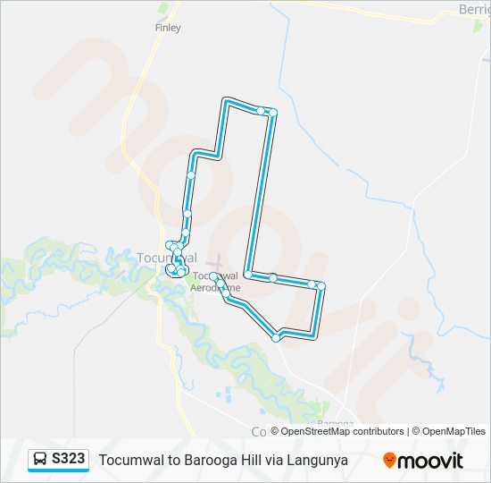 S323 Route: Schedules, Stops & Maps - Tocumwal (Updated)