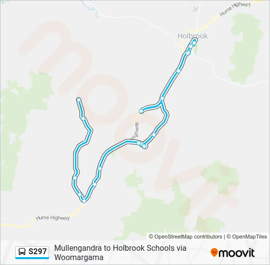 S297 Route: Schedules, Stops & Maps - Mullengandra (Updated)