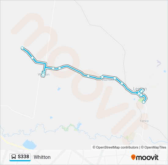 s338 Route: Schedules, Stops & Maps - Whitton (Updated)