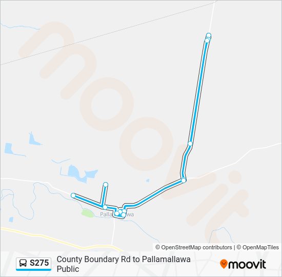 S275 Route: Schedules, Stops & Maps - Killawarra / Pally (Updated)