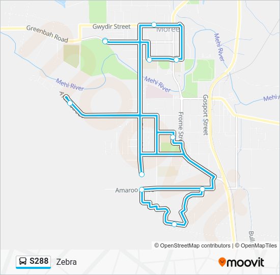 Línea S288: horarios, paradas y mapas - Zebra (Actualizado)