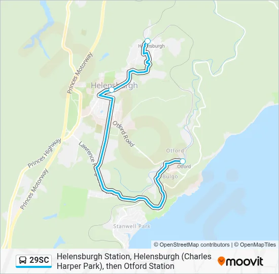 29SC Route: Schedules, Stops & Maps - Helensburgh (Updated)