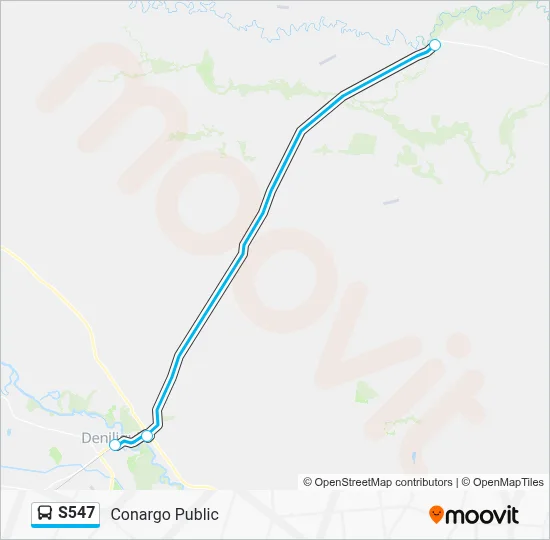 S547 Route: Schedules, Stops & Maps - Conargo Public (Updated)
