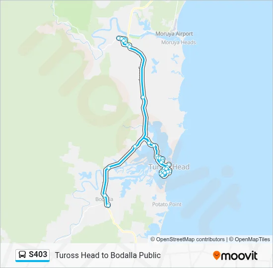 S403 Route: Schedules, Stops & Maps - Tuross Head (Updated)