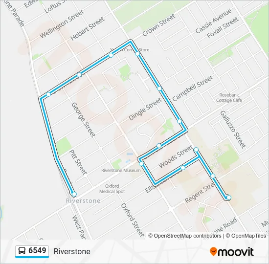 6549 Route: Schedules, Stops & Maps - Riverstone (Updated)