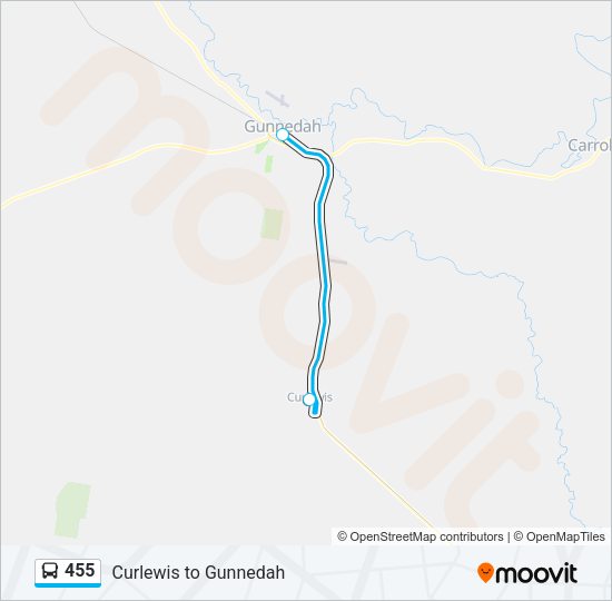 455 Route: Schedules, Stops & Maps - Curlewis (Updated)