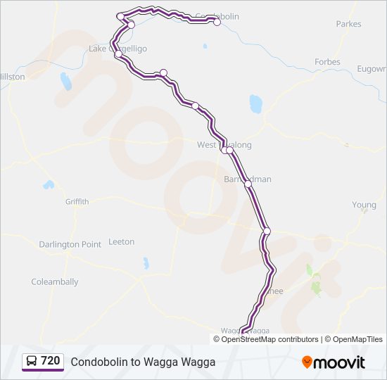 720 Route: Schedules, Stops & Maps - Wagga Wagga (Updated)