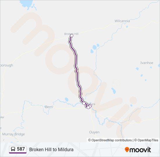 587 Route: Schedules, Stops & Maps - Mildura (Updated)