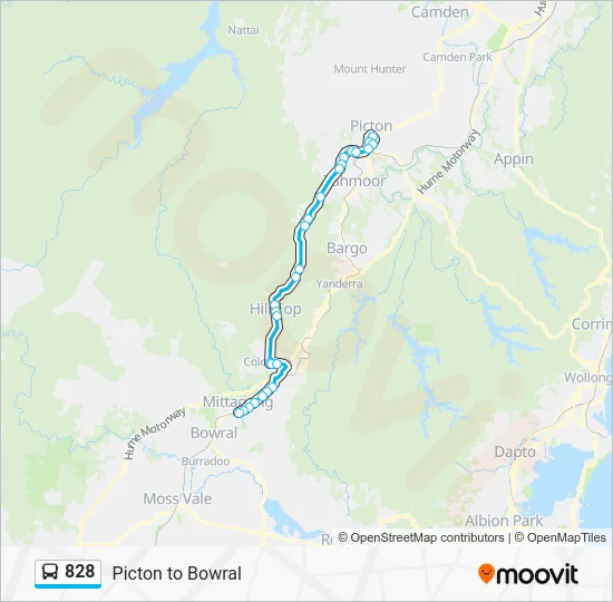 828 Route: Schedules, Stops & Maps - Mittagong (Updated)