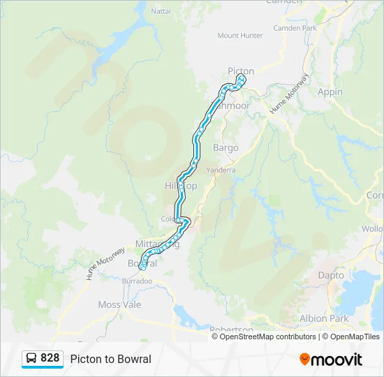 828 Route: Schedules, Stops & Maps - Bowral (Updated)
