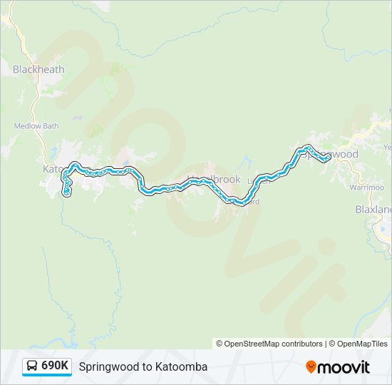 690K Route: Schedules, Stops & Maps - Katoomba PS (Updated)