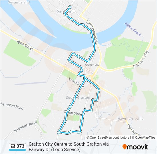 373 Route: Schedules, Stops & Maps - South Grafton (Updated)