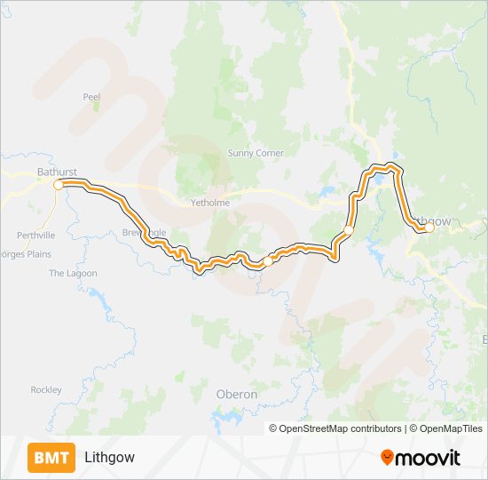 BMT Route: Schedules, Stops & Maps - Lithgow (Updated)