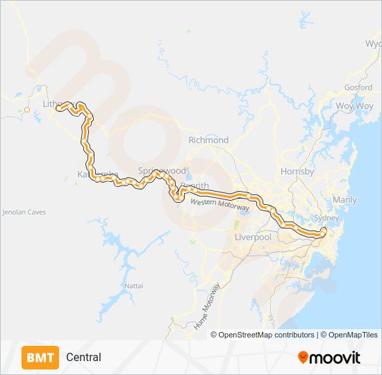 bmt Route: Schedules, Stops & Maps - Central (Updated)