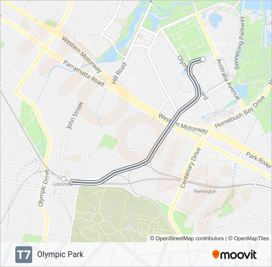 T7 Route: Schedules, Stops & Maps - Olympic Park (Updated)