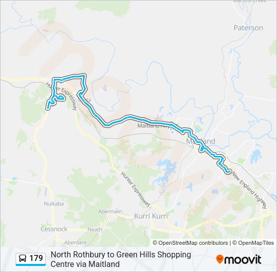 179 Route: Schedules, Stops & Maps - Greenhills Stockland (Updated)