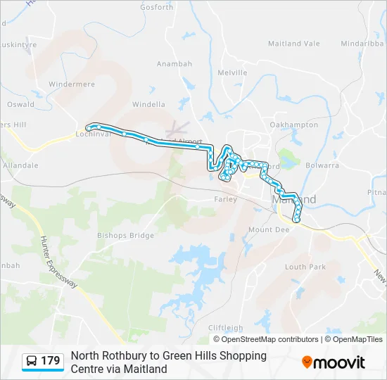 179 Route: Schedules, Stops & Maps - Lochinvar (Updated)